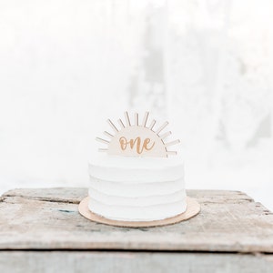 Onederful Boho Cake Topper First Birthday Cake Topper Boho - Etsy