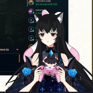 Nekomimi Cat Vtuber Model /fully Rigged Vtuber/ Ready to Use Vtuber ...