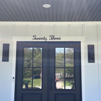 12 Inch Elegant Modern Numbers Letters - Etsy