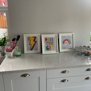 ICONIC Colourful Quote Print Sassy Bold Typography | Etsy