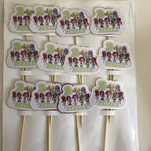 3D handmade Bestie Cake Topper and 2 Mini Topper / Cupcake | Etsy