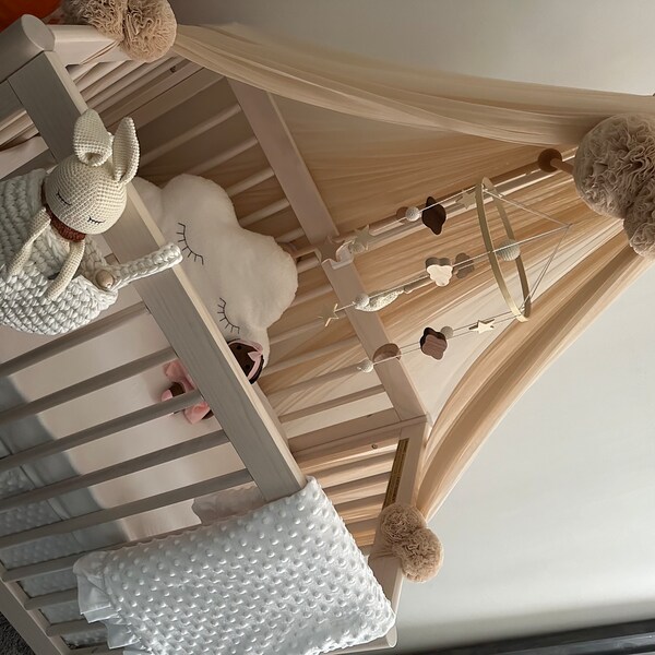 Princess Ballerinas Cot Mobile, Baby Cot Mobile, Musical Felt Mobile ...