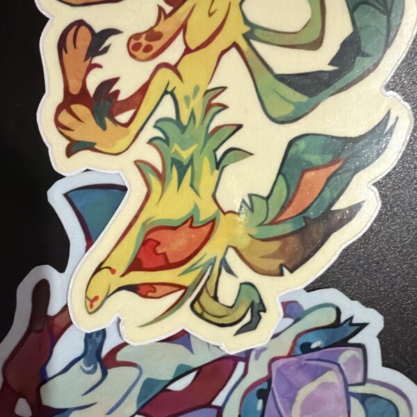 Dog Falin Stickers | Dungeon Meshi - Etsy