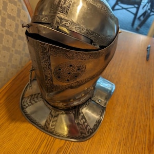 Medieval Close Helmet Battle Warrior Knight Armor Helmet Great Replica ...