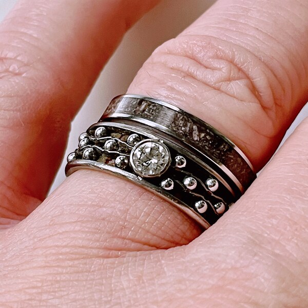 Cremation Ring - Cremation Jewelry - Ashes Ring - Bereavement Jewelry - Etsy
