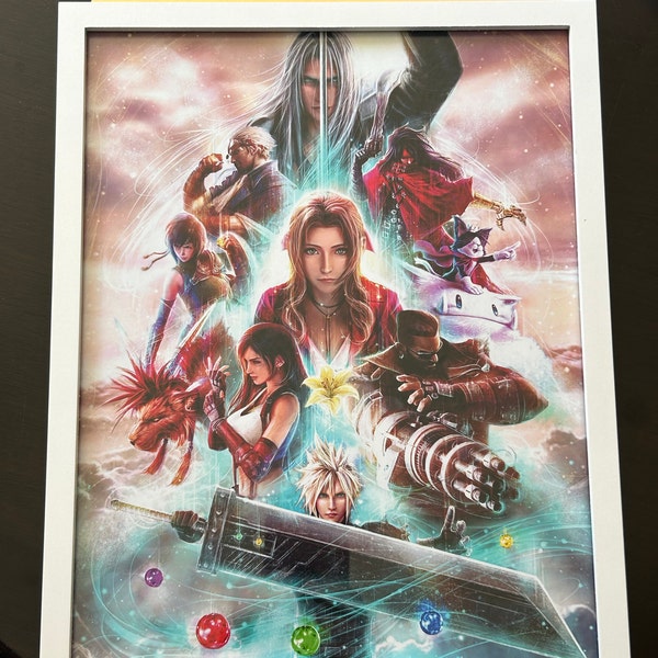 Final Fantasy VII Remake - Limited Edition Fine Art Print -FF7 Poster ...
