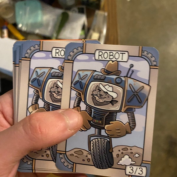 5 Robot Tokens for Magic the Gathering - Etsy