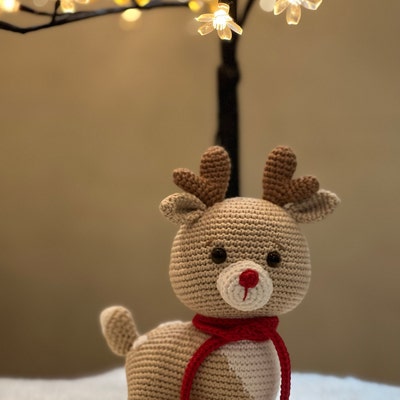 Bibibonbon Crochet Pattern Amigurumi: Dasher the Reindeer, Reindeer ...
