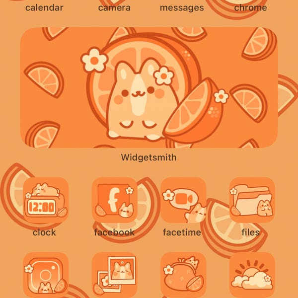 Pink Cute Animal App Icon Pack Kawaii Cozy Phone Tablet Icon App Theme ...