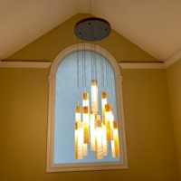 Sea Glass Kitchen Décor. Blown Glass Pendant Lights for - Etsy Australia