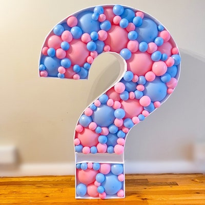 Mosaic Question Mark From Balloons - Etsy
