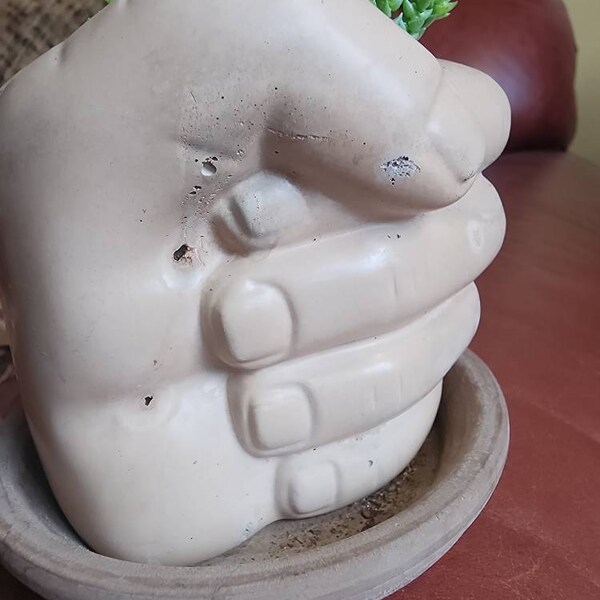 Oopsies Funny Planter | Fist Planter | Plant Pot | Hand Planter | Funny ...