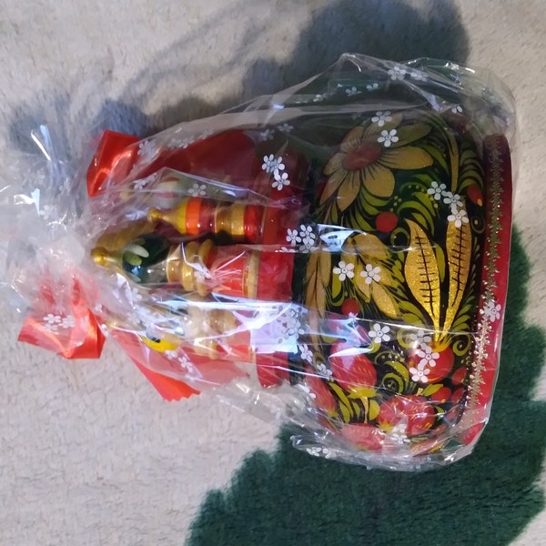 St. Basils Cathedral Russian Music Box 11.8, Music Box Hand-painted ...