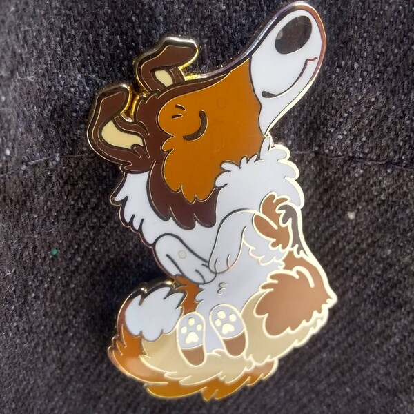 Puppy Beans - Collie | Sheltie | Rough Collie Lassie | Enamel Pin - Etsy
