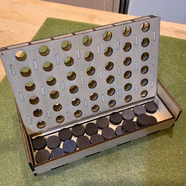 Laser Cut Files Board Game Connect Four SVG Digital Download - DIY ...