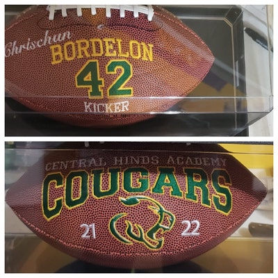 Custom Embroidered Footballs - Etsy