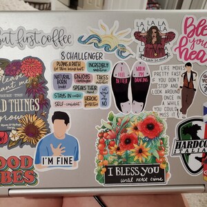 Friends tv Series Sticker Ross 'i'm Fine Sticker Waterproof Glossy ...