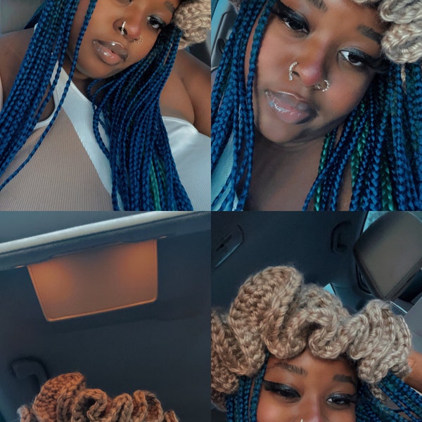 Handmade Crochet Ruffle Bucket Hat, Winter Hat, Beach Hat, Fishing Hat ...