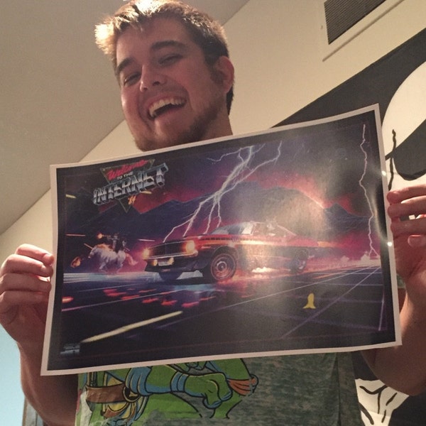 Poster - Richard Nixon Fighting a Sabertooth Tiger - Epic American ...