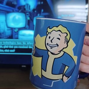 Fallout, Vault Boy, Coffee Cup 15oz, Coffee Cup, Fallout Vault Boy ...