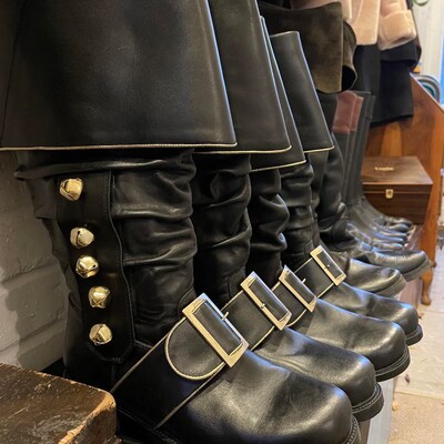 Handmade Boots,medieval Period Historical Ottoman Turkısh Leather Boot ...