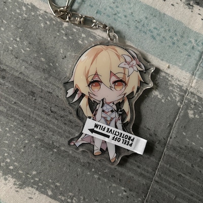 Bennett and Razor Keychains Genshin Impact Arcylic Charms - Etsy