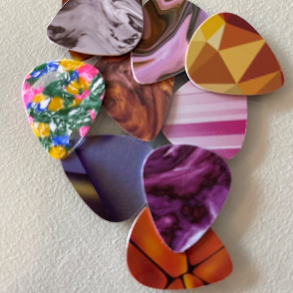 Handmade Guitar Picks - Etsy