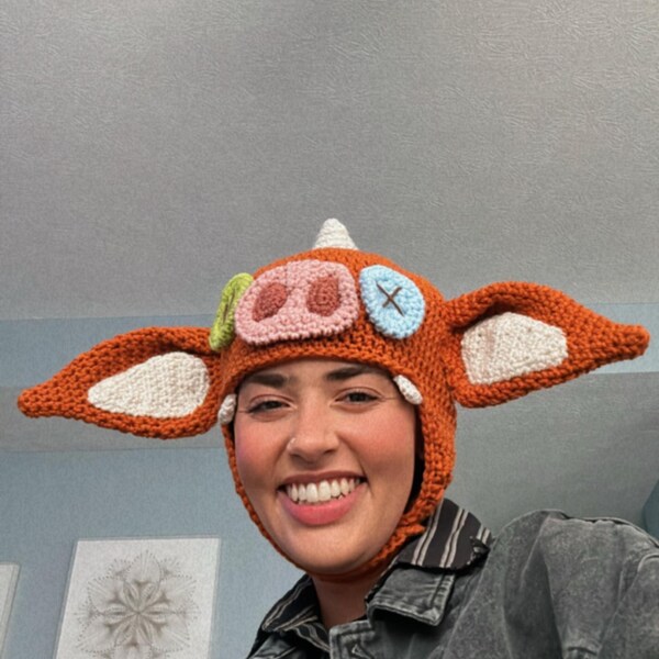 Bokoblin Mask, BOTW, Zelda, Link, Crochet by Allie, Breath of the Wild ...