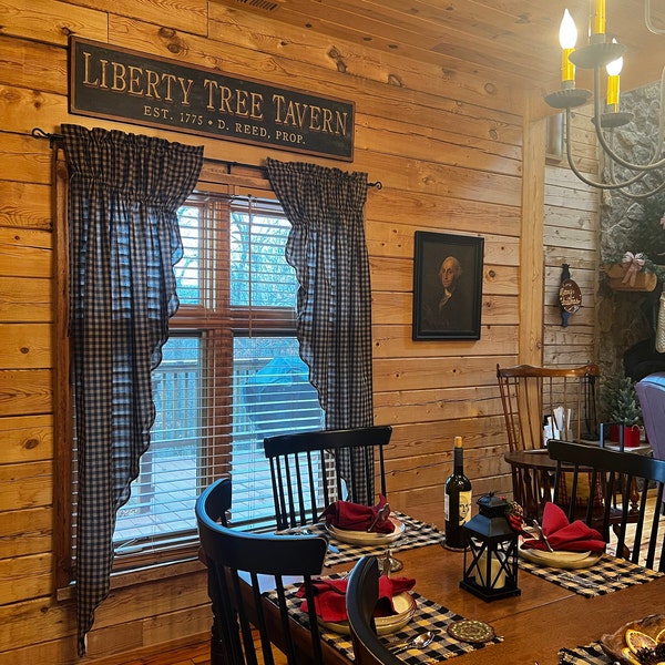 Personalized Rustic Tavern Wood Sign Antique Style - Handmade Wooden ...