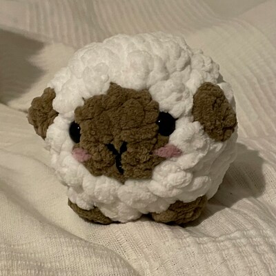 Crochet Sheep Puff Plushie PATTERN - Etsy