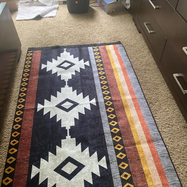 Circus Kids Rug, Circus Balloon Design Decorative Bedroom Area Rug ...