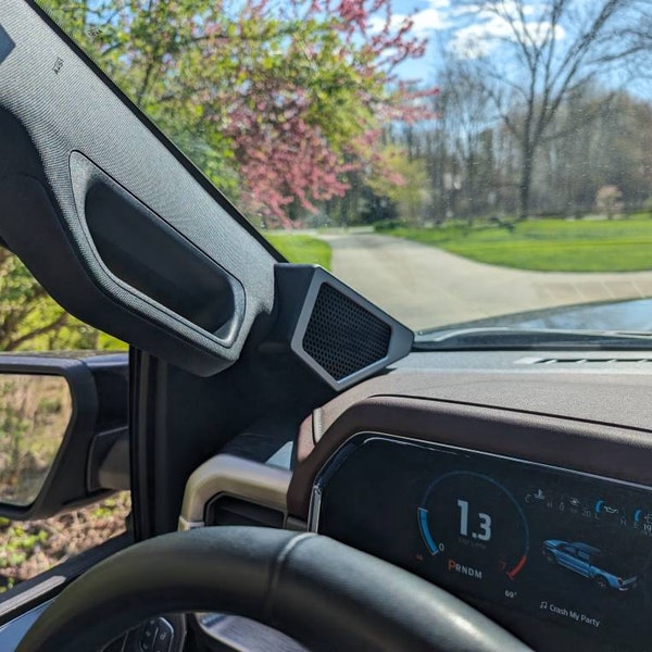 Ford F-SERIES A-PILLAR Tweeter Pods 2015-2020 (pair) Size Customizable ...