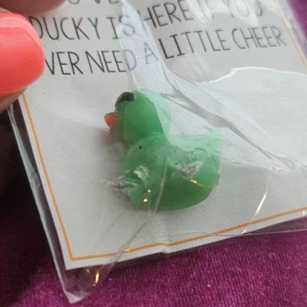 Sending You BIG DUCK Energy! -rubber Duck, Good Luck Charm, Lucky Ducky ...