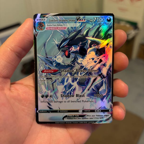 The Undefeatable Red Gx Pokemon Card - Etsy