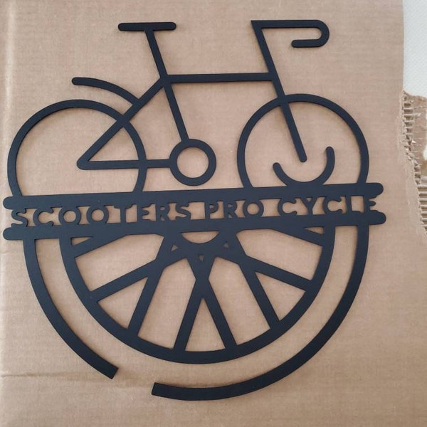 Custom Metal Bicycle Est. Sign, Personalized Home Decor - Etsy