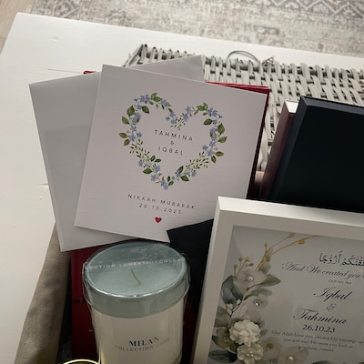 Personalised Nikkah Mubarak Card, Nikkah 2024, Nikkah Gift, Shaadi Card ...