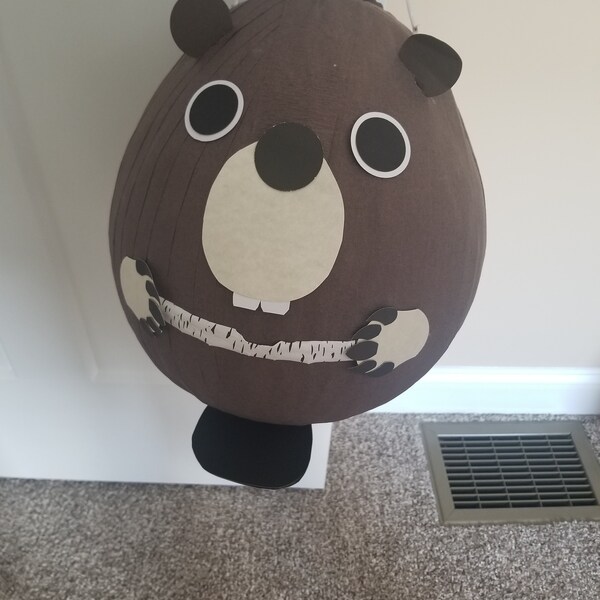 Beaver Pinata With Paper Birch - Etsy