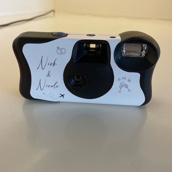 WRAP ONLY B&w- Custom Kodak Disposable Camera Wrap - Custom Camera ...