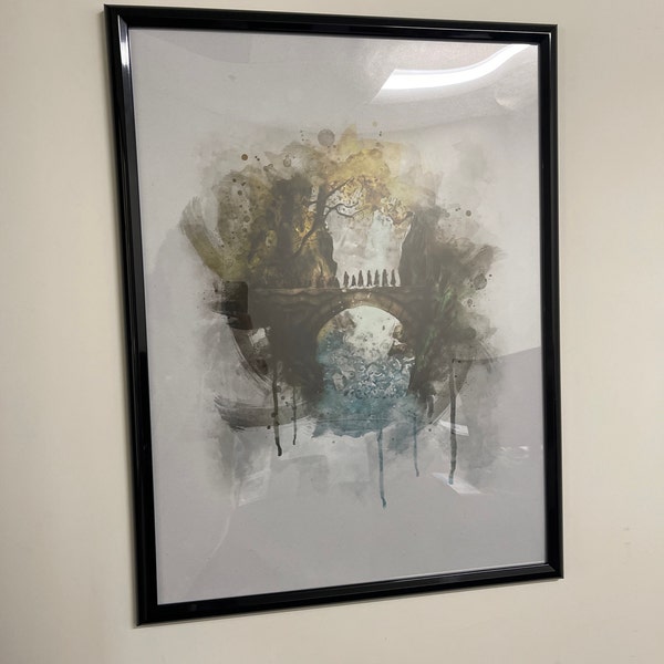 Rivendell Bridge Watercolor Printable, Rivendell Bridge Art Print, LOTR ...