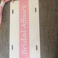 Custom License Plate Front Car Tag Aluminum or Plastic - Etsy