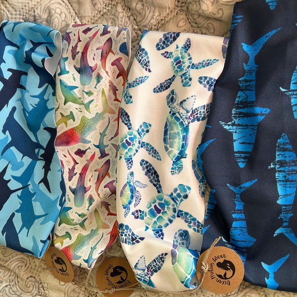 Dive Headband Hammerhead Sharks Nonslip Headband Stretchy Beach ...