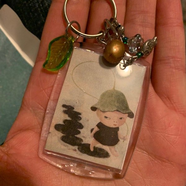 Aya Takano Inspired Keychain Y2K Handmade Beaded Keychain - Etsy