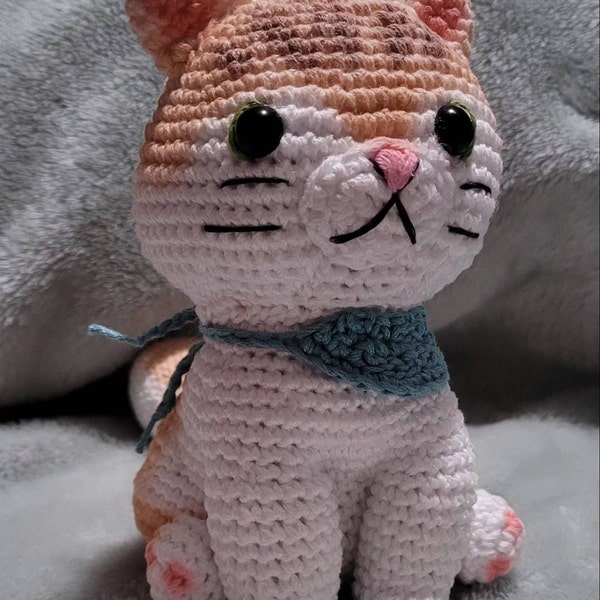Ginger the Tabby Cat Amigurumi Pattern. Amigurumi Crochet Kitten ...