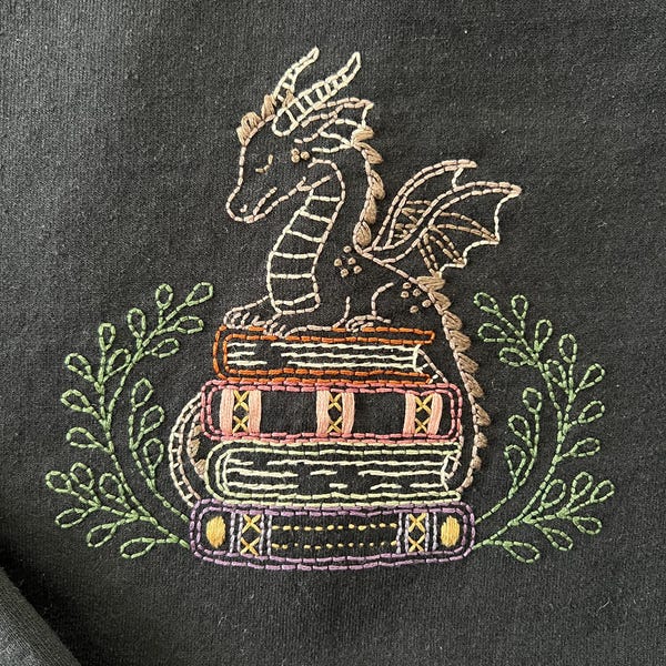 Dnd Dice Hand Embroidery Pattern , Wizard Class Embroidery PDF Pattern ...