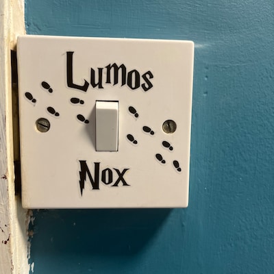 Epic Modz Lumos Nox Light Switch Vinyl Decal Sticker Child Room ...
