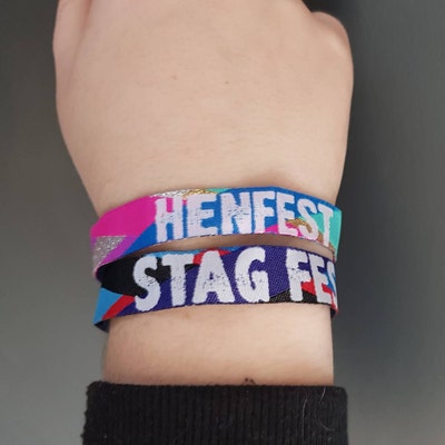 STAGFEST Stag Do Party Wristbands Festival Stag Party Accessories Stag ...