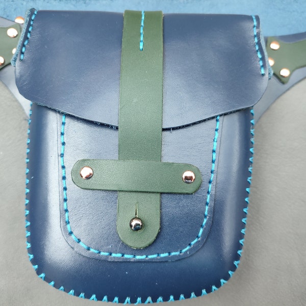 Bag Pattern - Leather DIY - Pdf Download - Hip Bag - Video Tutorial ...