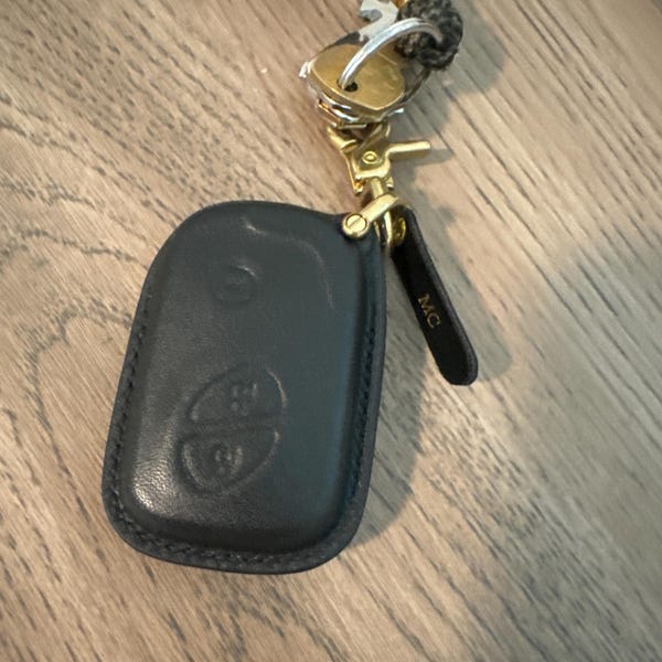 2023 2024 Mini Cooper S JCW Key Fob Cover, Leather Key Case for Keyless ...
