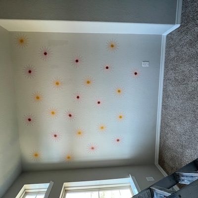 Starburst Wall Decals, Boho Sunburst Wall Decal, Kids Room Wall Art ...