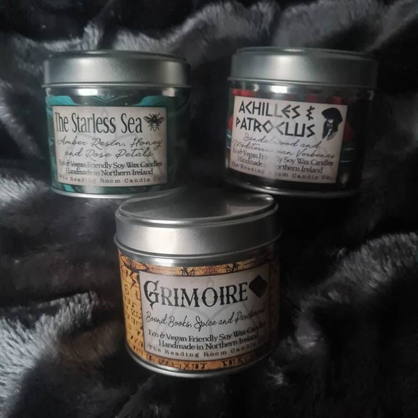 Achilles and Patroclus-pure Soy Wax Candle-greek/mythology/romance ...